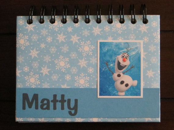 Personalized Disney Autograph & Photo Book Frozen Olaf
