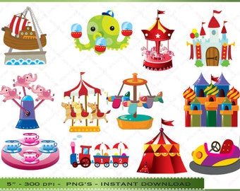 Popular items for carnival clip art on Etsy