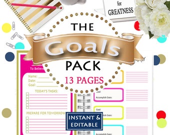 Popular items for goal setting on Etsy