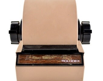 Vintage Rolodex Model 1753 Metal Rotary Card File FREE SHIPPING