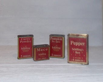 Spice cans | Etsy