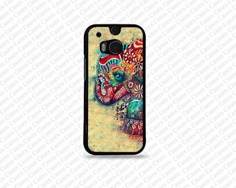 Htc One X case, Colorful Elephant Htc One M8 Cover, Htc One M8 Case ...