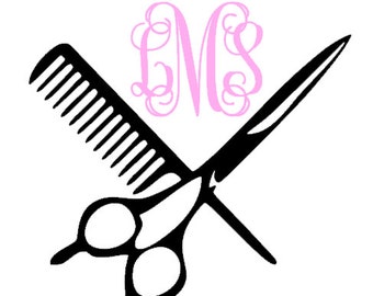 Popular items for scissor decal on Etsy