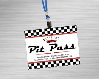 Pit pass | Etsy