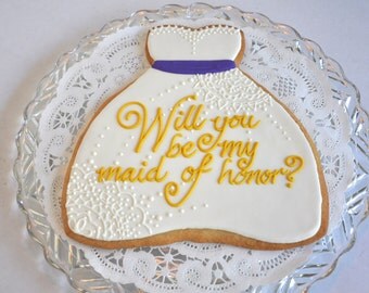 Flower girl cookie | Etsy