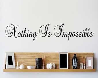 Nothing impossible | Etsy
