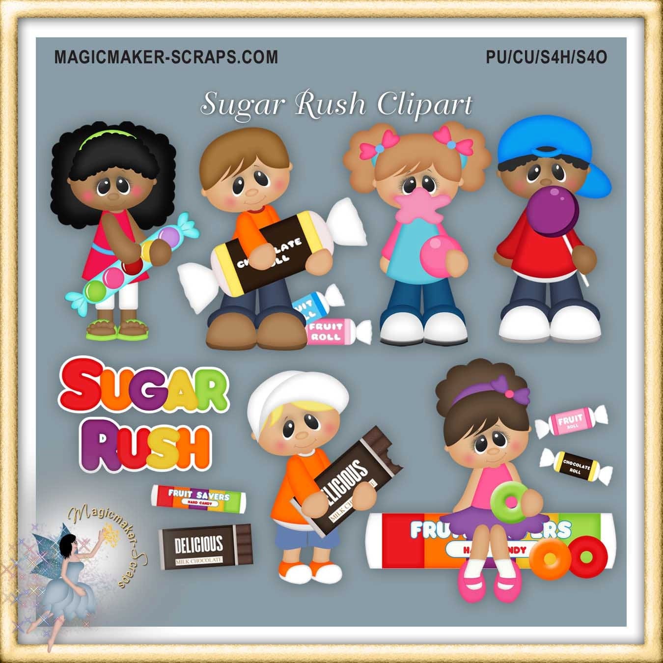 Candy Clipart Chocolate Clipart Sugar Rush