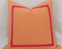 Popular items for pink orange pillows on Etsy