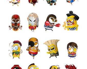 STREET FIGHTER Grid Minion Print
