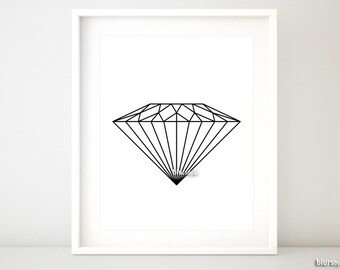 Diamond print | Etsy