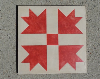 Wood quilt block | Etsy