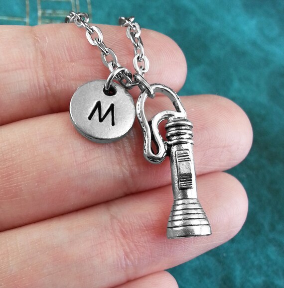 Flashlight Necklace Flashlight Jewelry Survivalist by MetalSpeak
