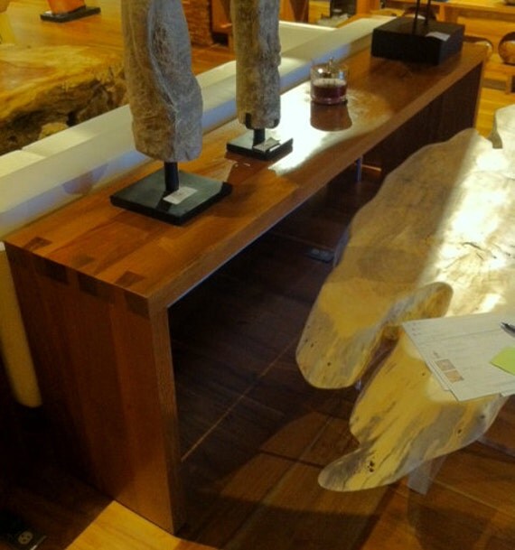 Items similar to Indonesian Teak Console Table on Etsy
