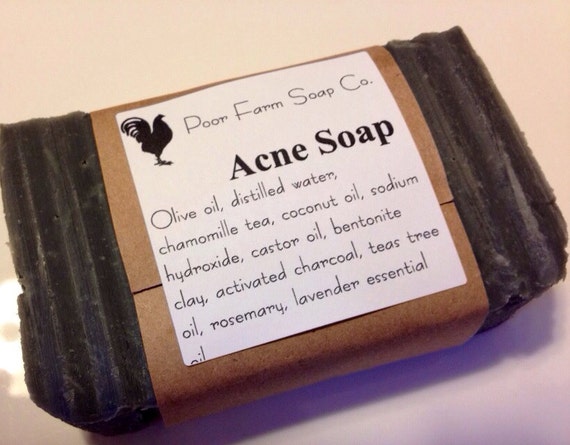 Items similar to Poor Farm Soap Co. Acne Soap on Etsy