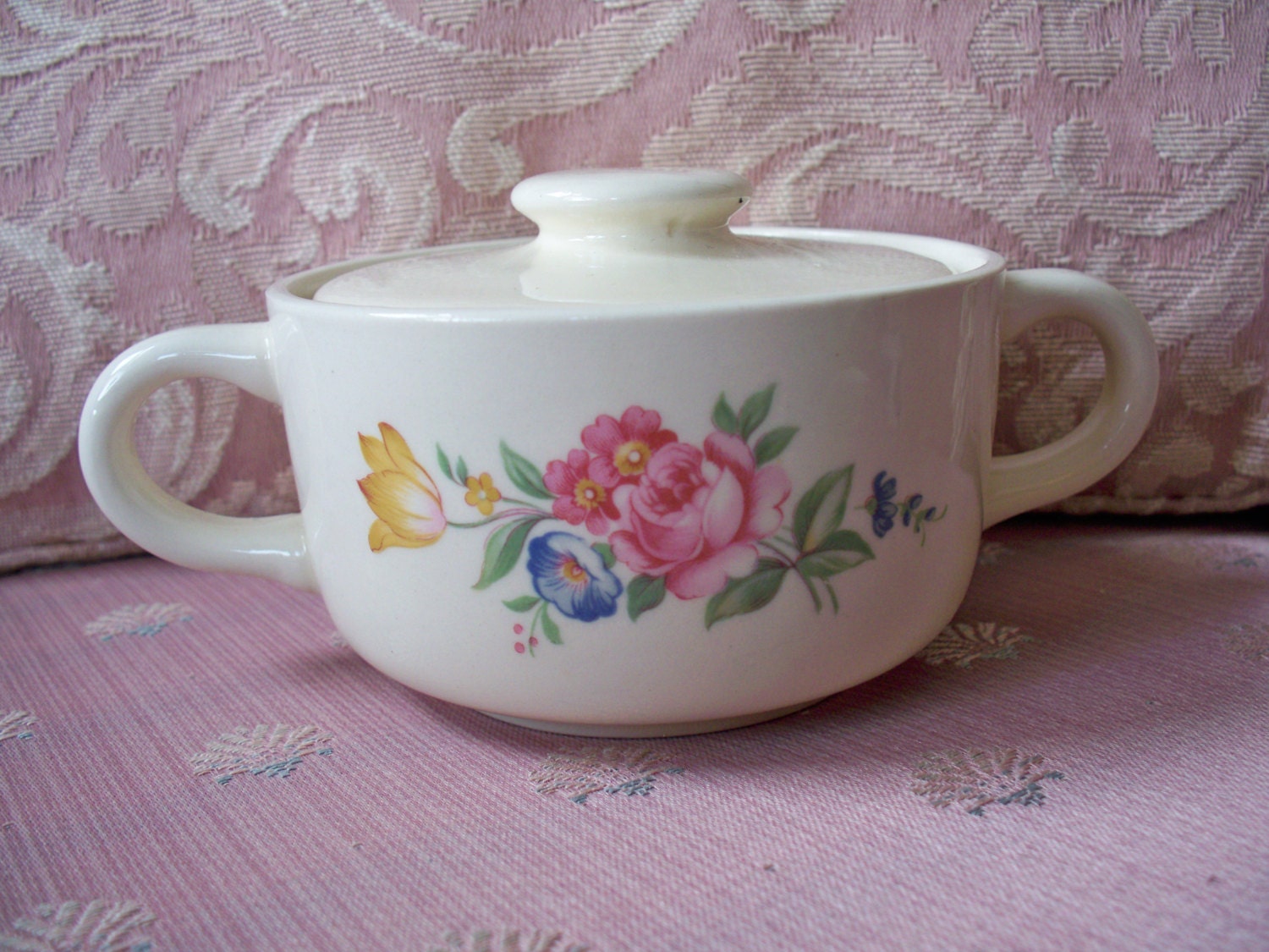 Vintage Scio Pottery Hazel Pattern Ceramic by LoveOfVintageEra