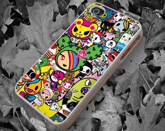 tokidoki skull case for iPhone 4/4s, iPhone 5/5S/5C, Samsung S3 i9300 ...