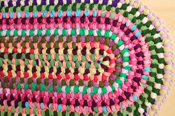 Swedish Braided Rag Rug, 20x36, Hand Woven Farmhouse Style Rug, RV ...