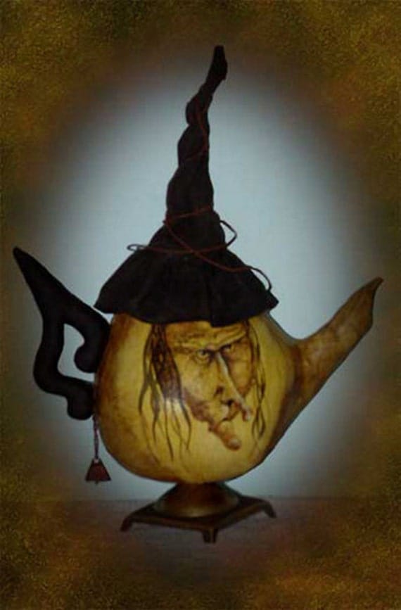 Enchanted Witch Teapot E-Pattern