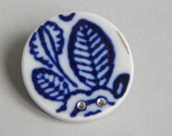 Broken china brooch | Etsy