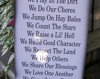 Popular items for farm rules on Etsy