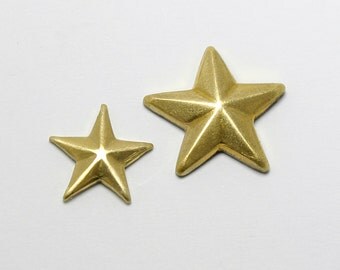 Small brass stars | Etsy