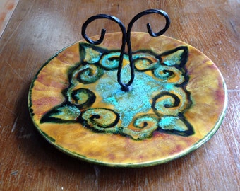 Ceramic cake stand | Etsy