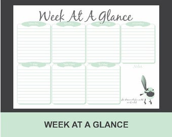 Popular items for week at a glance on Etsy