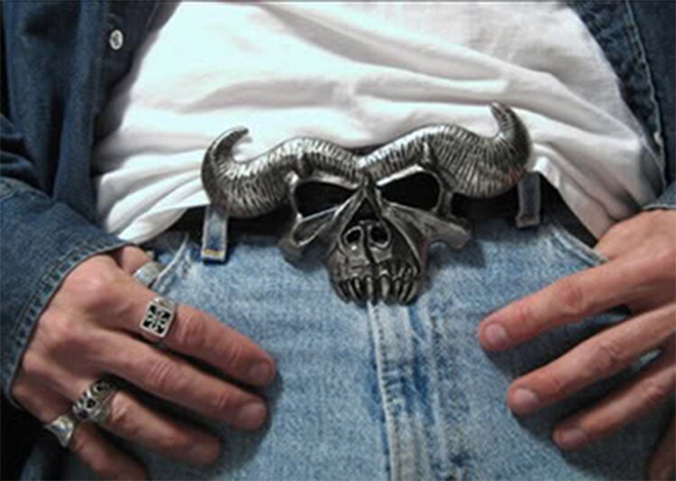 Danzig Kiss the Skull Ornate Belt Buckle samhain misfits