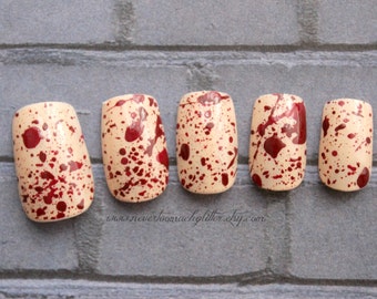 Fake nail gothic | Etsy