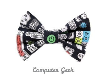 Popular items for geek bow tie on Etsy