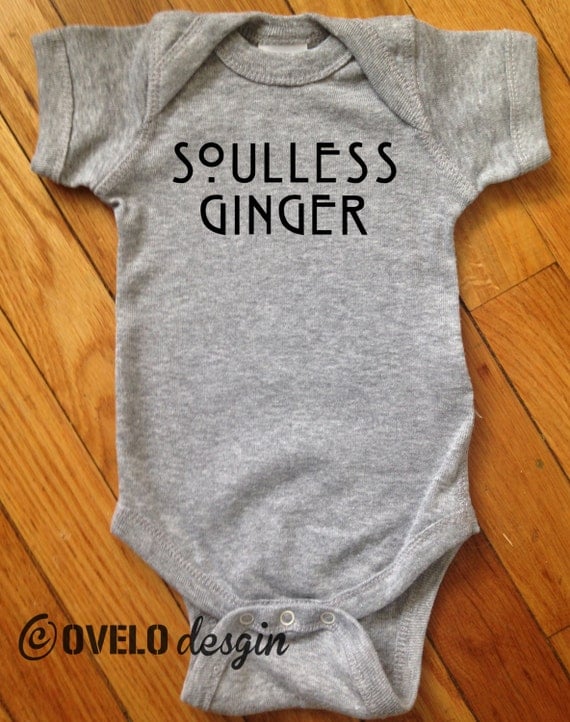 Soulless Ginger Baby bodysuit Redhead