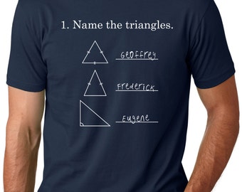 Popular items for triangle t shirt on Etsy