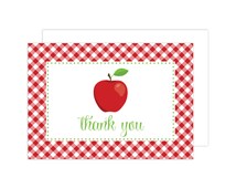 Popular items for apple thank you card on Etsy