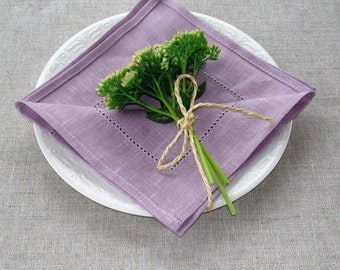 Lilac napkins | Etsy