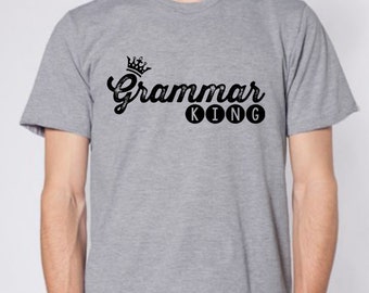 Semicolon Grammar Shirt Punctuation Shirt by GrammaticalArt