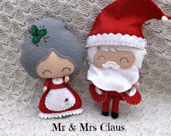Santa mrs claus | Etsy