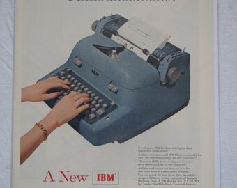 Popular items for ibm typewriter on Etsy