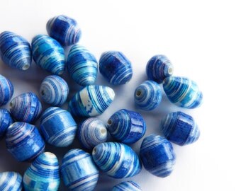 DIY Tutorial how to make round paper beads by VasariahCreations
