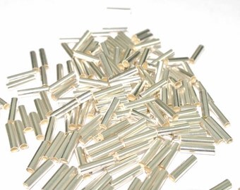 Noodle tube bead | Etsy