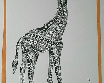 Popular items for zentangle painting on Etsy