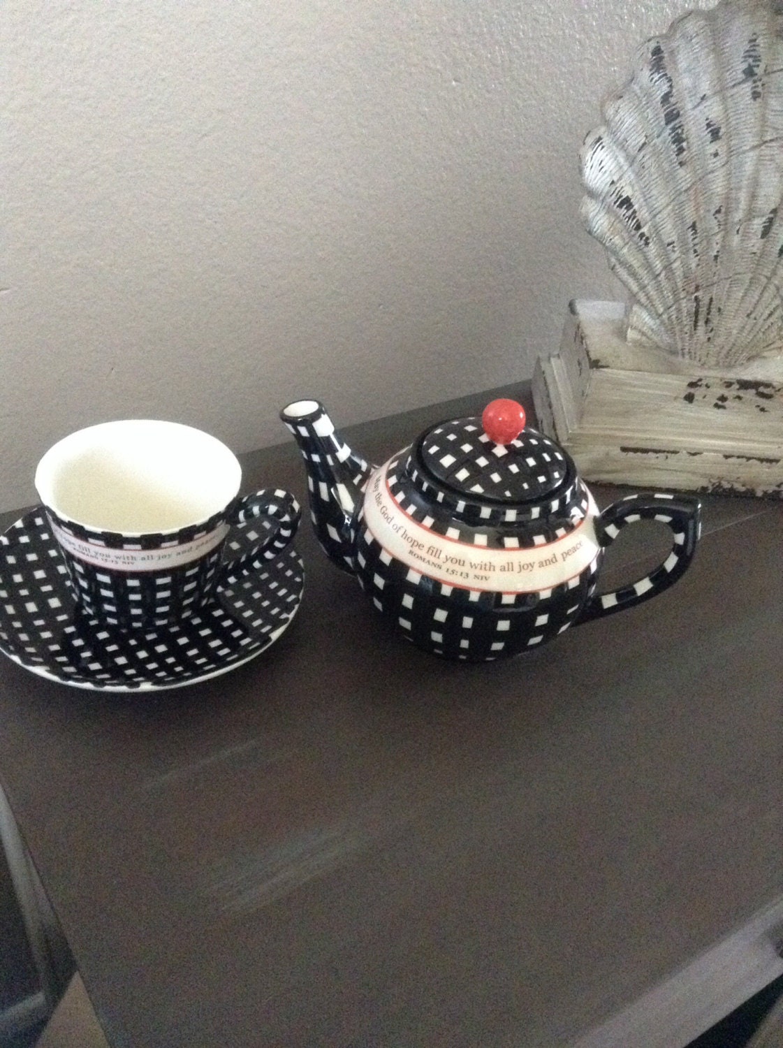 Scripture Teapot Teacup Set – Matching Set Teapot – Birthday Gift ...