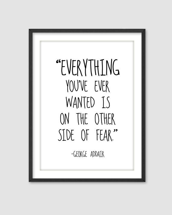 Items Similar To Everything Youve Ever Wanted Typography Wall Art