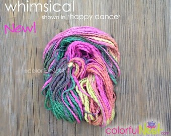 Funky Chunky Handspun Yarn by Colorful Nest by TrickyKnits