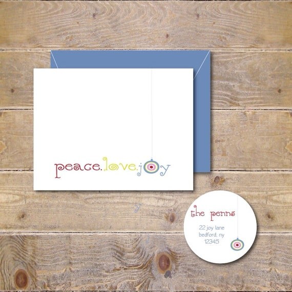 Christmas Card Set . Holiday Cards . Christmas Cards