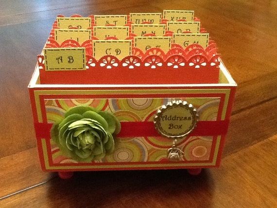 Handmade Address / Telephone Box In stock by LetsBeCreative