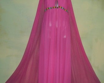Chiffon negligee set | Etsy