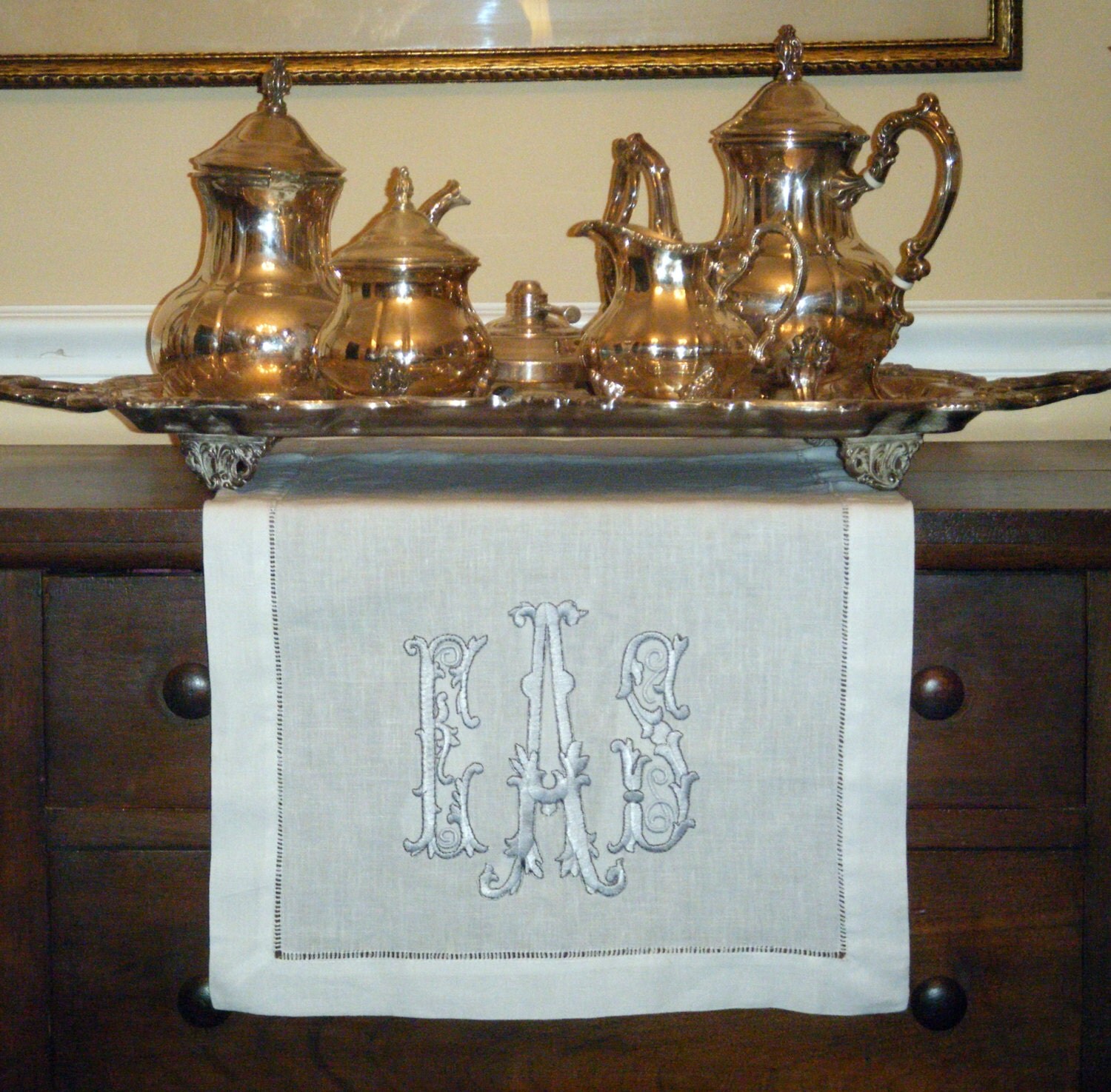 Monogrammed Table Runner