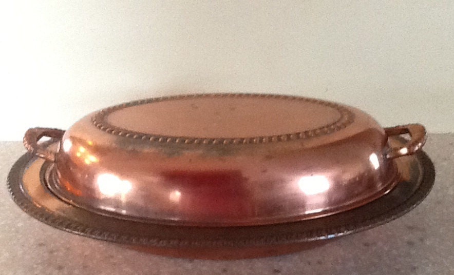 Copper Covered Serving Dish – Haute Juice