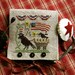 Uncle Sam Crow Cross Stitch Design and Embellishments