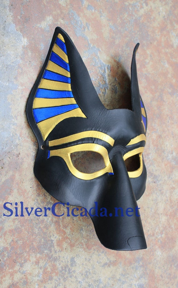 Egyptian Anubis Leather Mask By B3leatherdesigns On Etsy